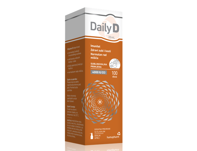 DailyD 4000 IU sprej - Maximum dose of Vitamin D, optimal protection ...
